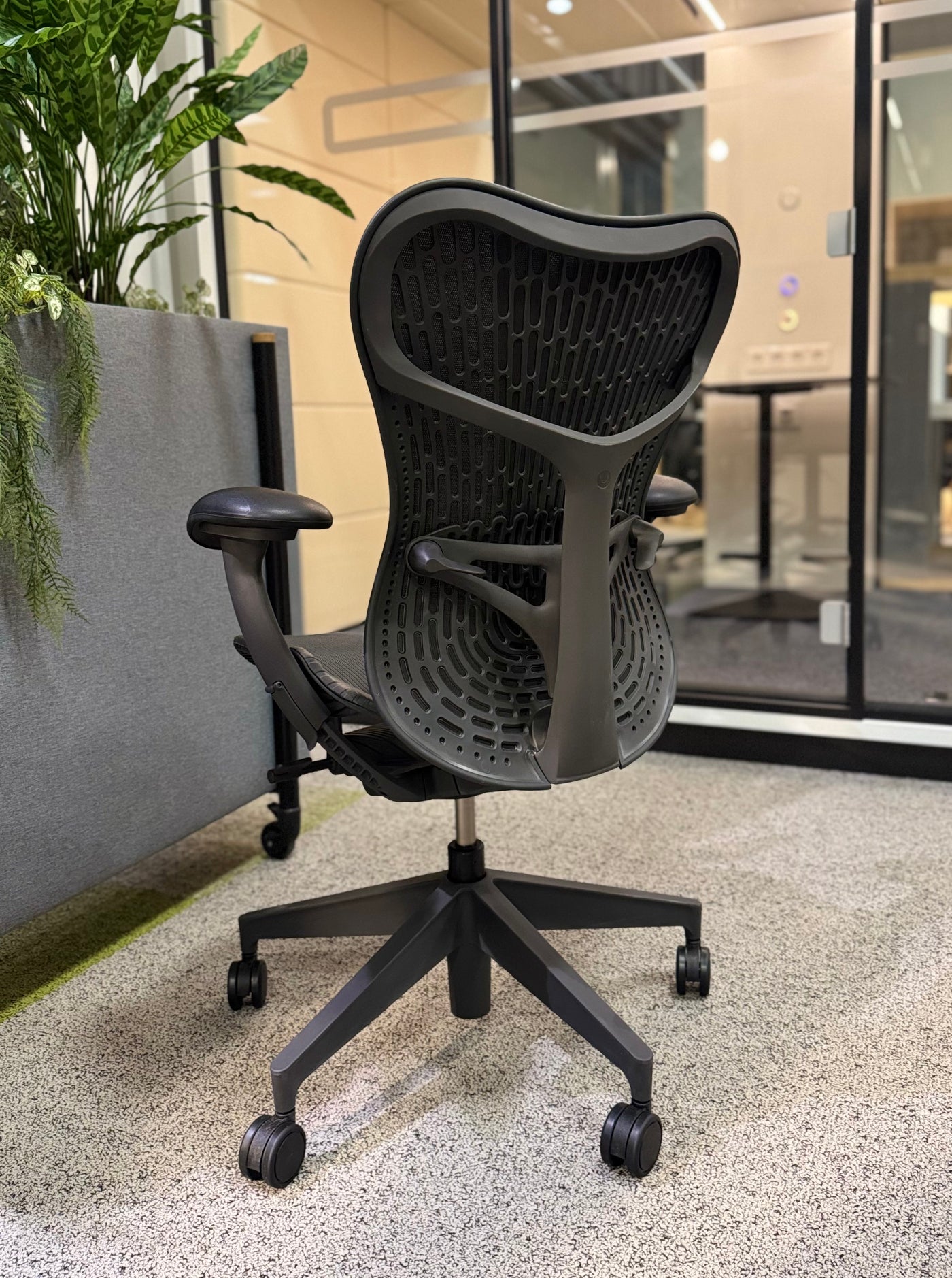 Refurbished Herman Miller chairs