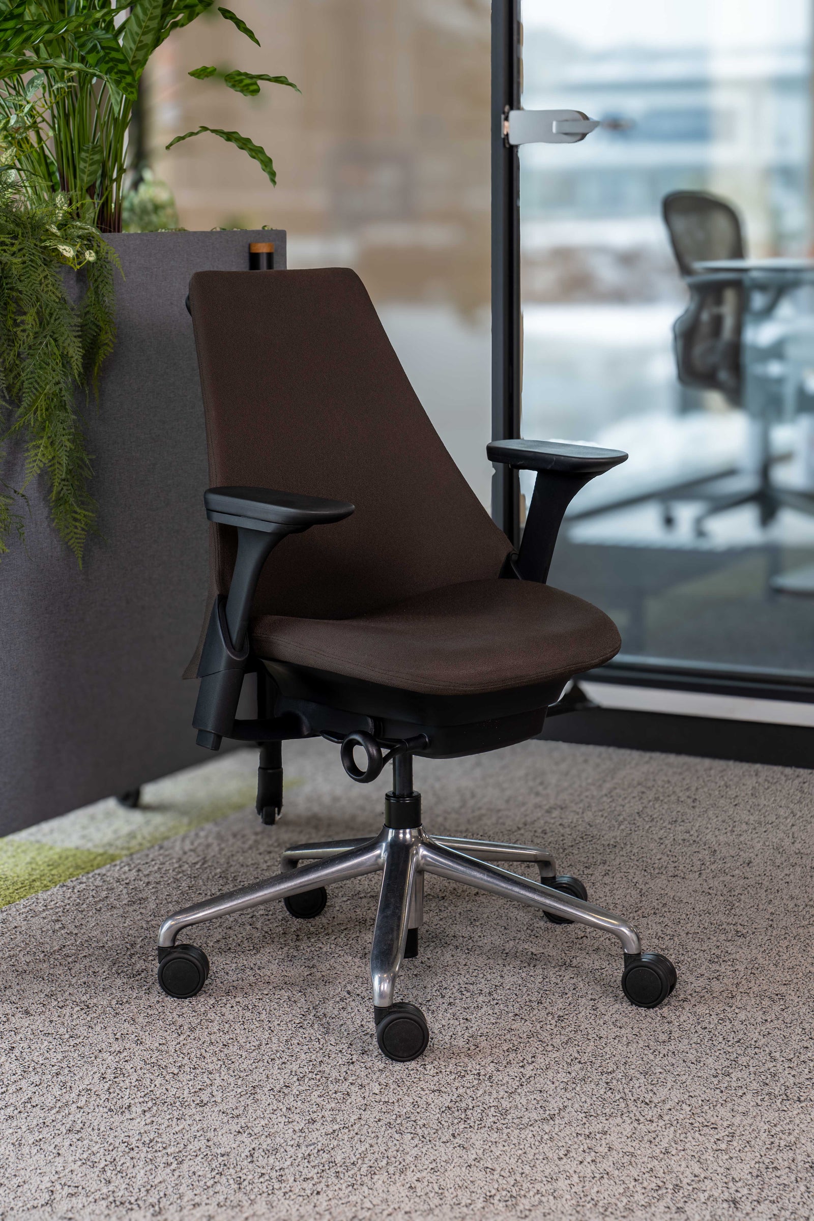 Refurbished Herman Miller chairs