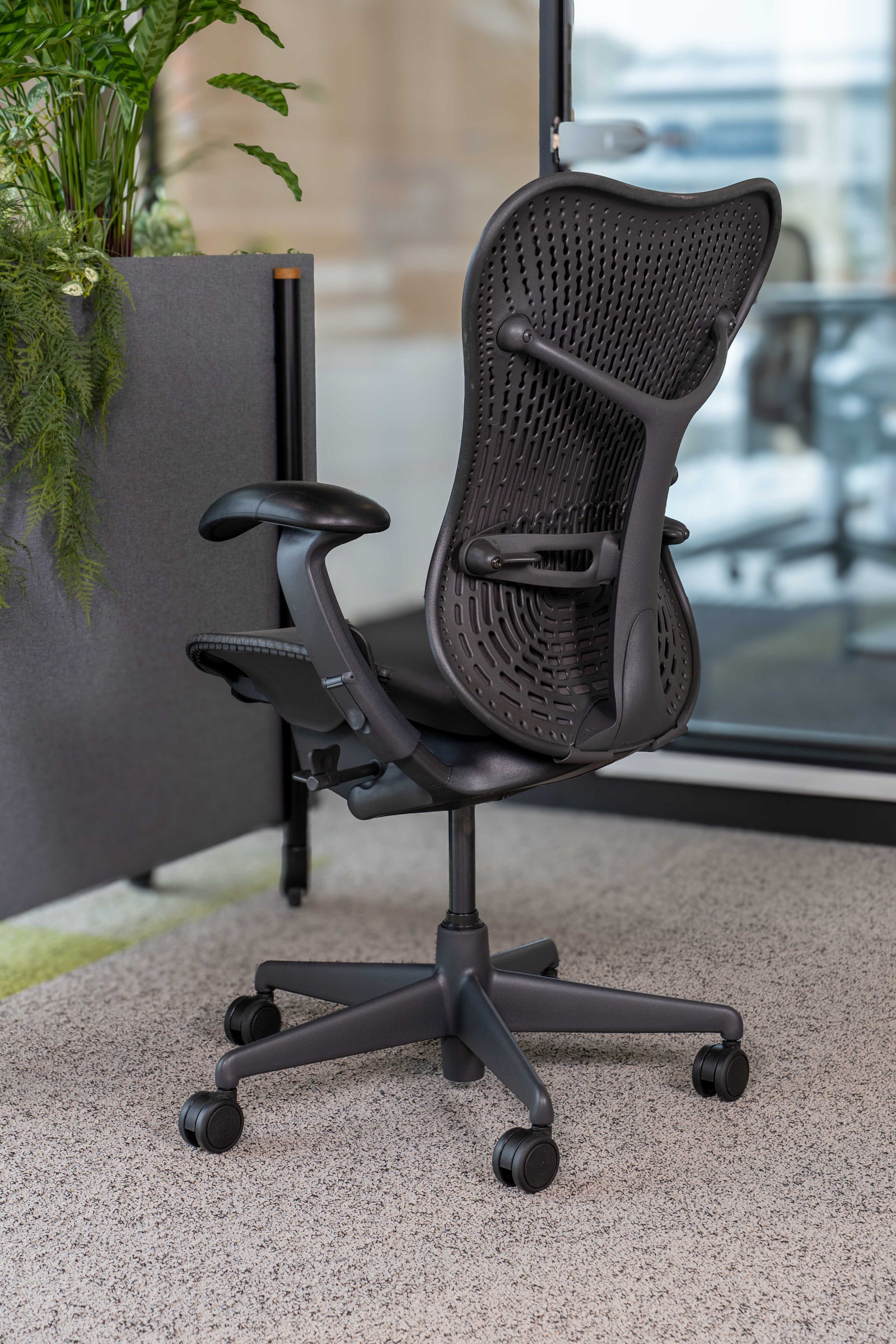 Refurbished Herman Miller chairs